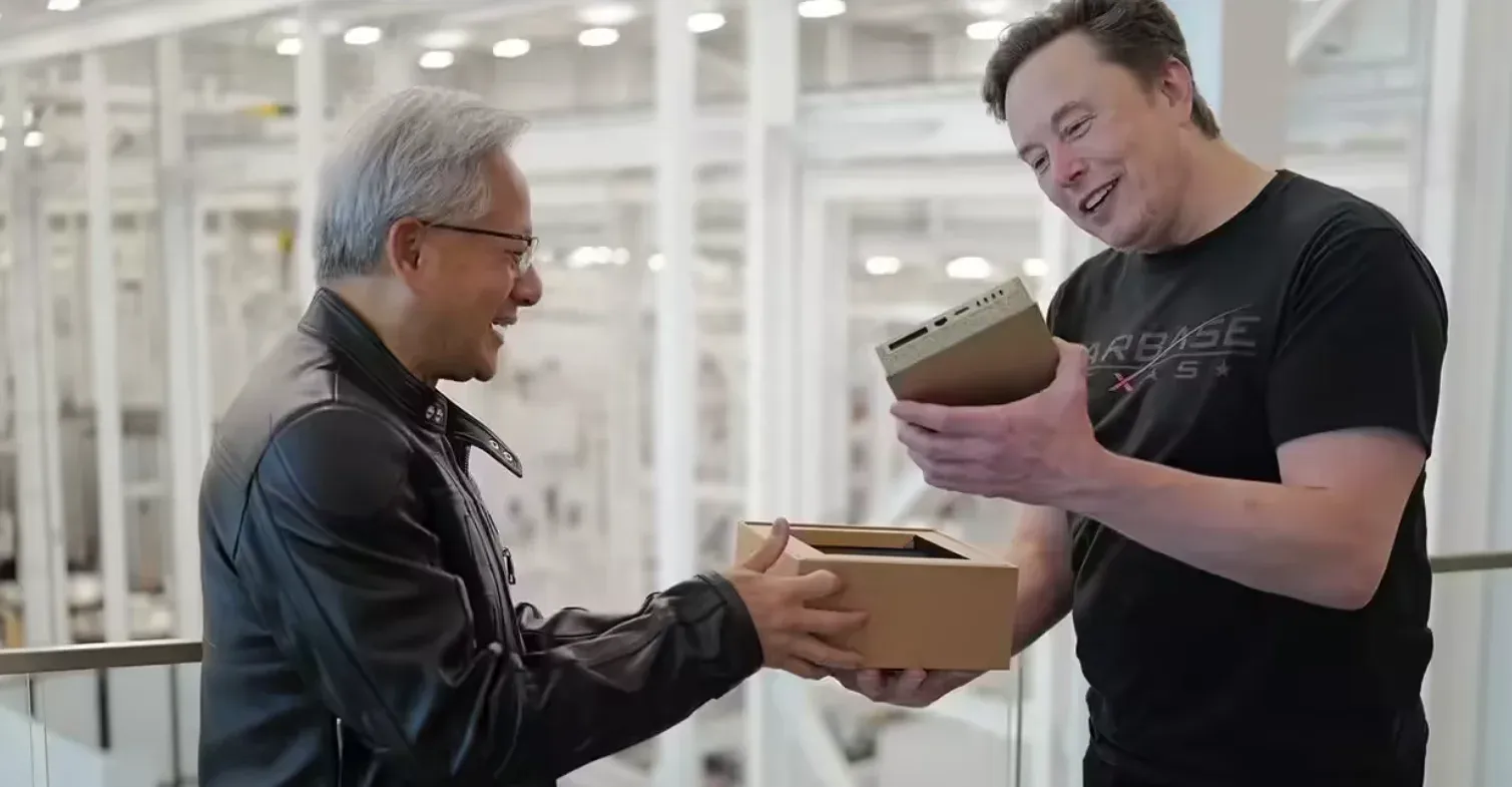 When Rockets Meet AI: Jensen Huang Hands Elon Musk a Black Box at Starbase